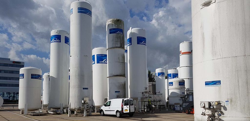 Maatvoering drukregelaars bulk tanks van Linde Gas geoptimaliseerd ...
